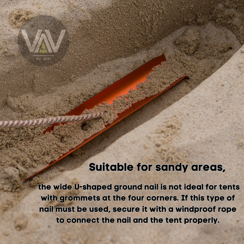 MAFEKING Aluminium Sand Peg / Snow Peg | Shopee Malaysia