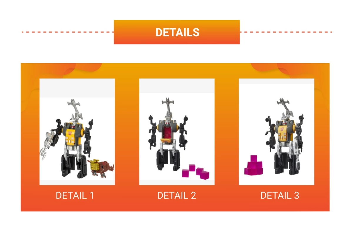 Transformers Toys Retro 40th Anniversary G1 Bombshell Toy, Ramhorn Toy ...