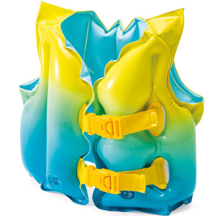 Intex 59663 Inflatable Kid Baby Swim Vest Float Baby Swim Life Jacket ...