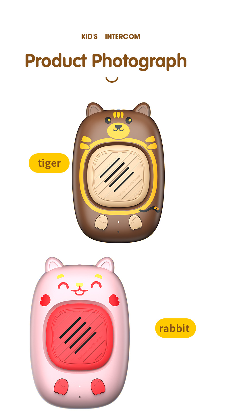 Children's Intercom Machine Parent-Child Interaction Toys Bear Rabbit ...