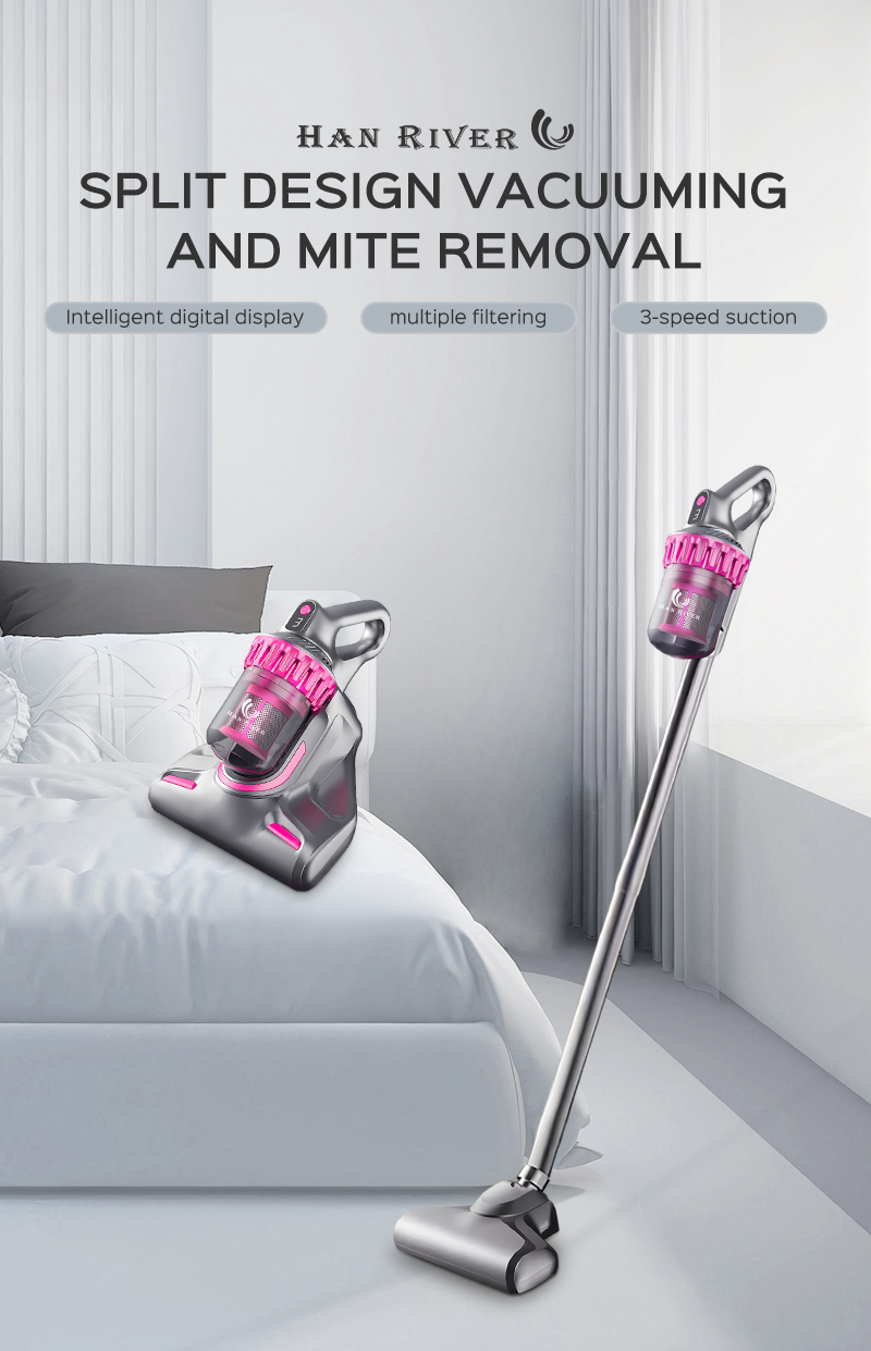HAN RIVER Cordless Vacuum Cleaner 25000Pa 5 IN 1 Dust Mite Removal ...