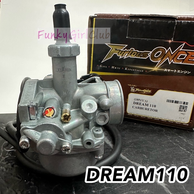 EX5 DREAM 110 CARBURETOR ASSY STANDARD FURIOUS ONCE DREAM110 KAMBING ...
