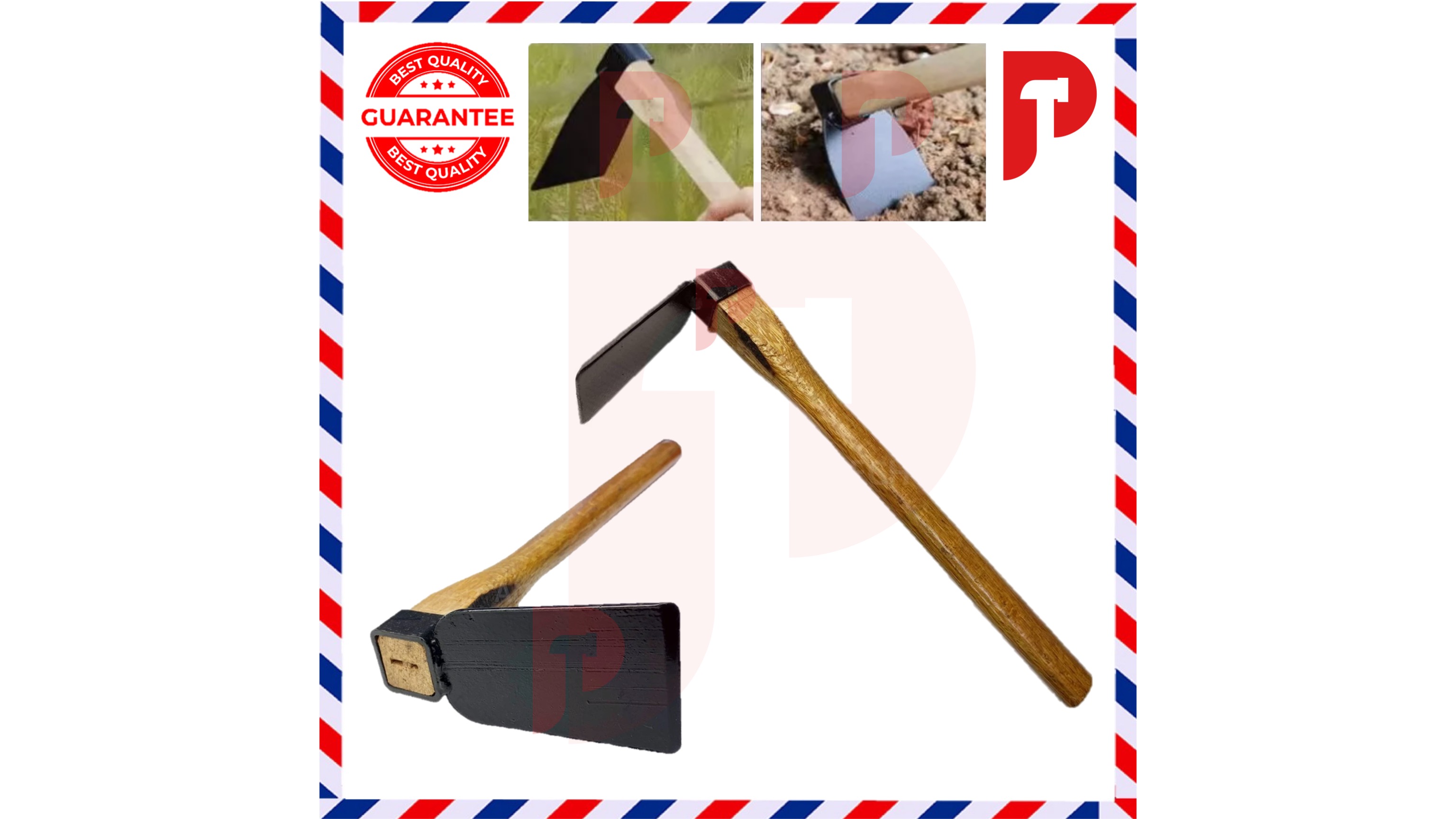 Cangkul Kayu 🔥 Ready Stocks 🔥 Mini Hoe with Wood Handle / Two Way ...