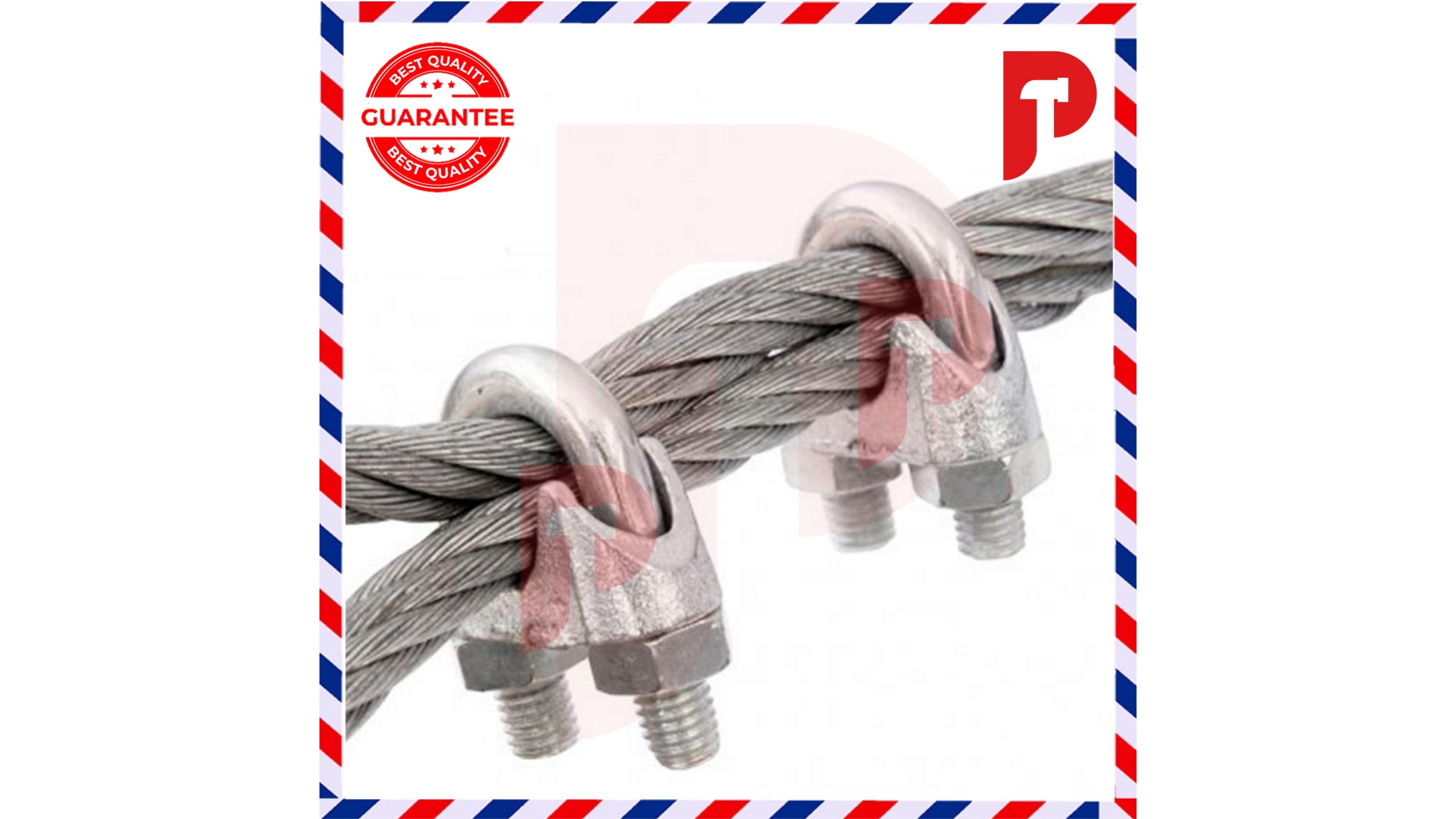 Galvanised Cable Wire Rope Clamp 🔥 Ready Stocks 🔥 U-Bolt Clip Rigging ...