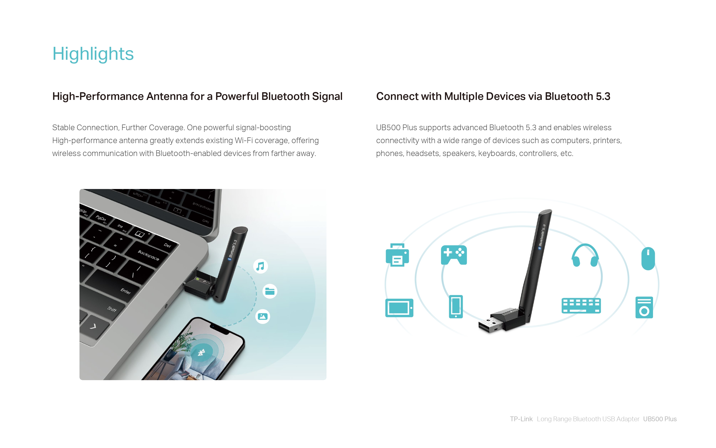 TP-Link UB500 Plus Long Range Bluetooth USB Adapter | Shopee Malaysia