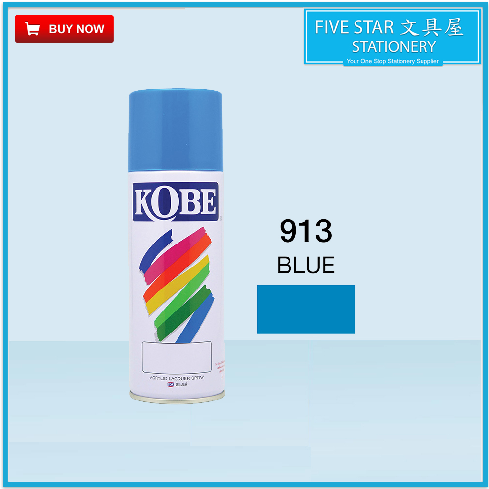 CLEARANCE Kobe Spray Paint 400cc Selected Colour Only Wood Metal Canvas ...