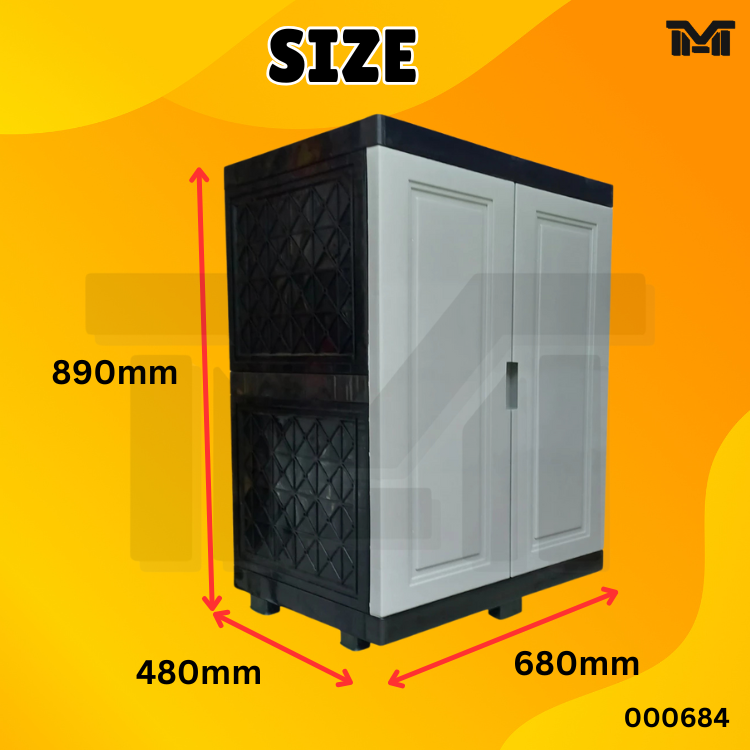 Plastic Storage Cabinet/Shoe Rack/Almari Kasut/Almari Serbaguna/Laci ...