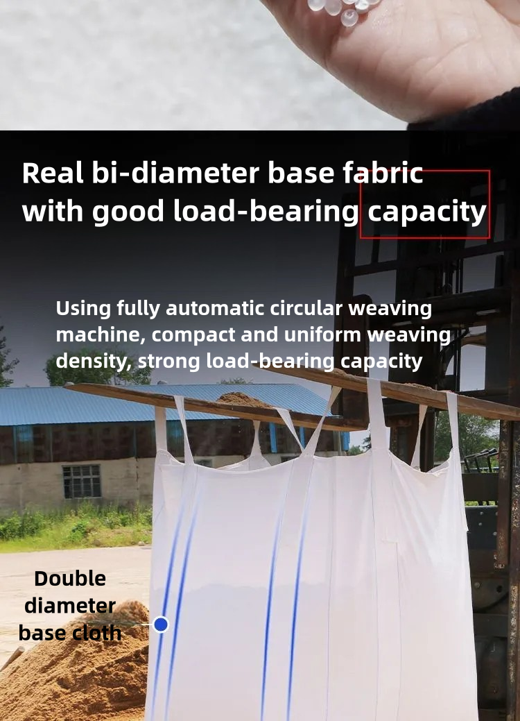 5 size Heavy Duty Jumbo Bag NEW PP Woven 1.3 Ton bag Bulk Bag Loading ...