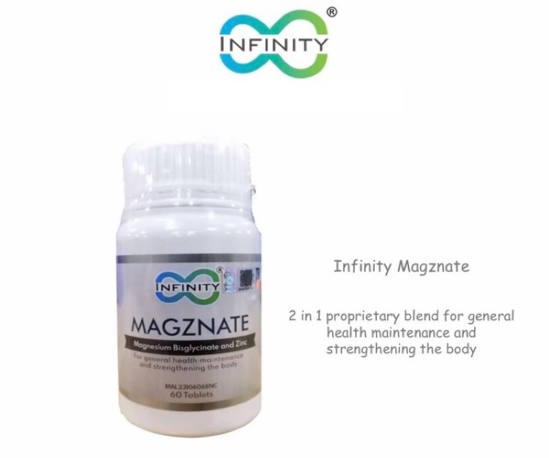 INFINITY MAGZNATE MAGNESIUM GLYCINATE 60 Tabs MAL23106068NC Bantu ...