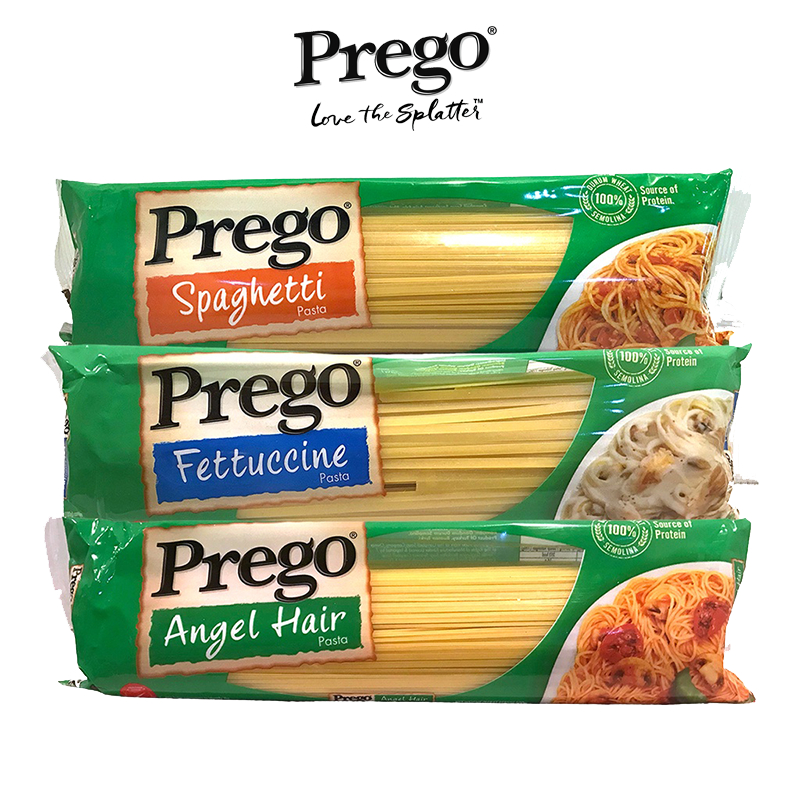 PREGO SPAGHETTI/ FETTUCCINE/ ANGEL HAIR 500gm | Shopee Malaysia