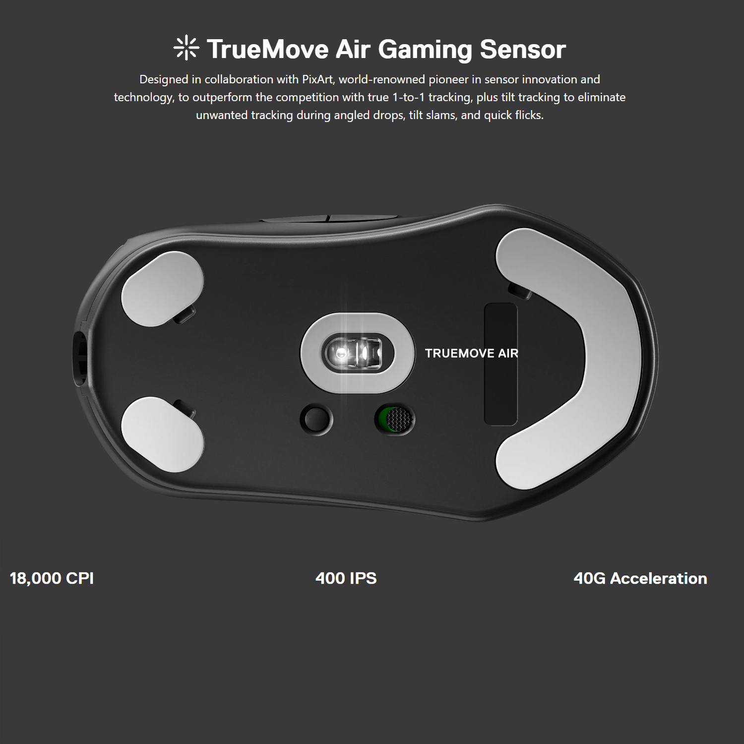 SteelSeries Prime Wired / Wireless Precision Esports Mouse with ...