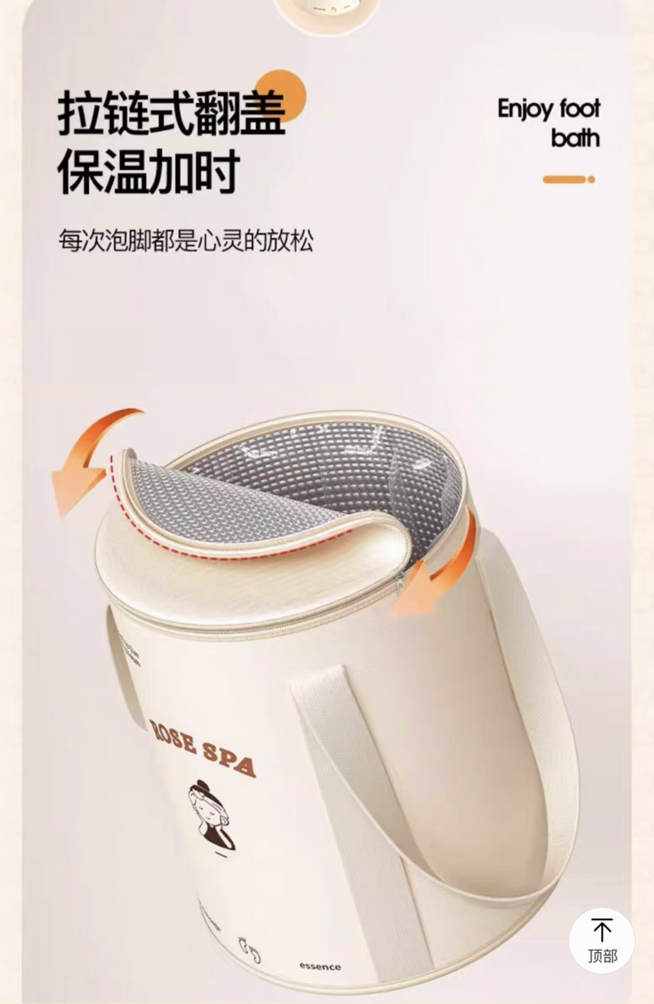 Foldable Portable Foot Soaking Bag Foot Spa Bucket [FREE 30 Packs ...