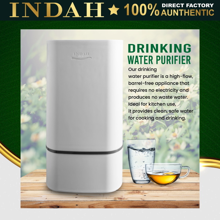 INDAH Mild Alkaline Water Filter System Water Purifier Penapis Air ...