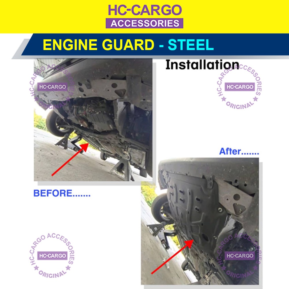 Proton Saga 2016 - 2024 Metal Shield Engine Guard Under Lower Cover ...