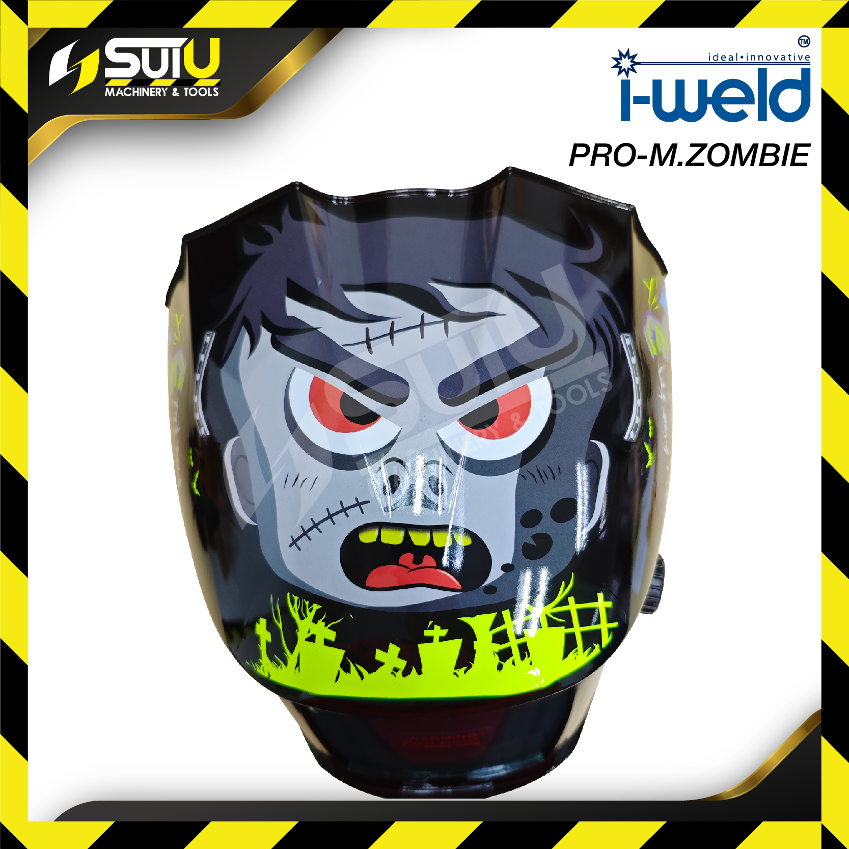 I-WELD PRO-M.ZOMBIE / PROMZOMBIE Topi Kimpalan Auto Gelap / Auto ...