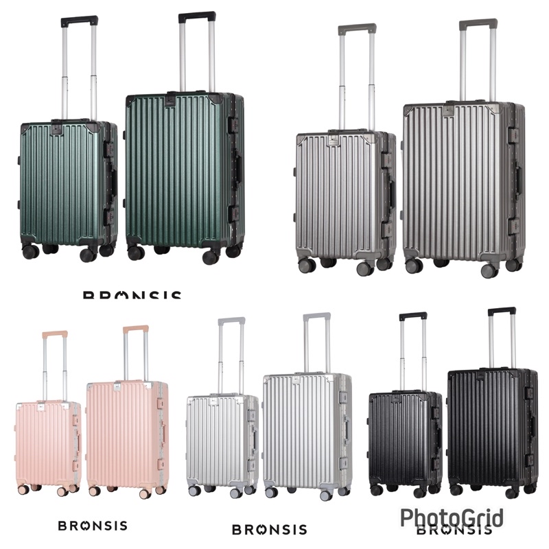 [BRONSIS] Aluminium Frameless PC+ABS Strong Hardcase Travel Luggage ...