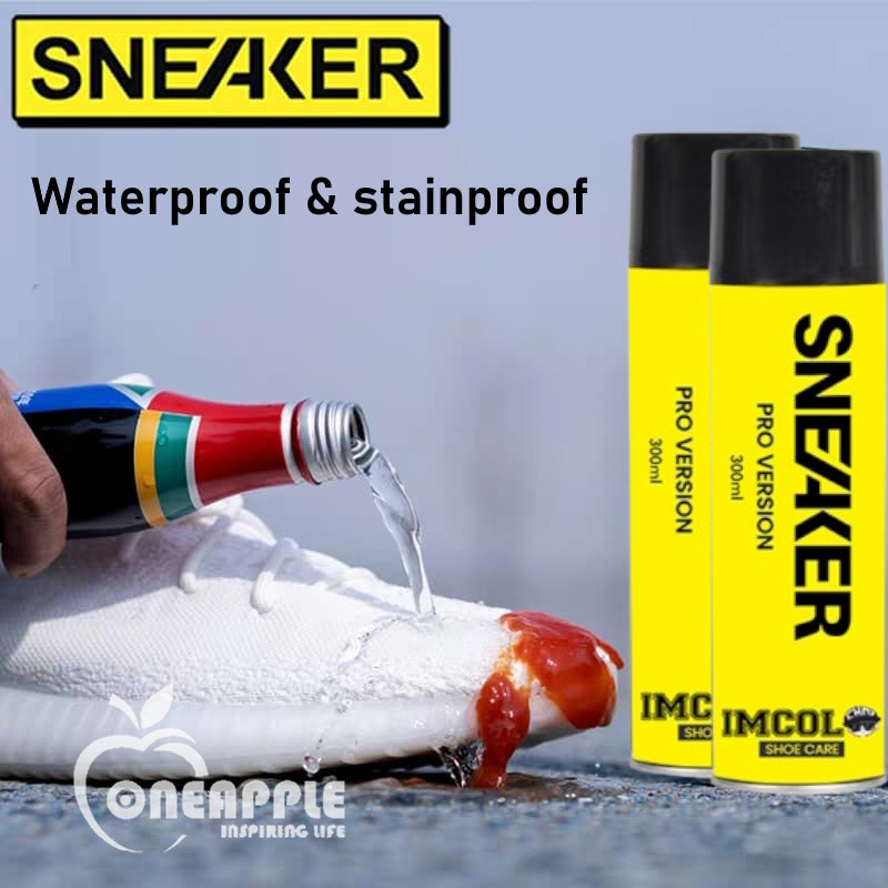 Sneaker YELLOW Waterproof Spray Anti-Stain For Shoe And Bag 300ml (1 ...