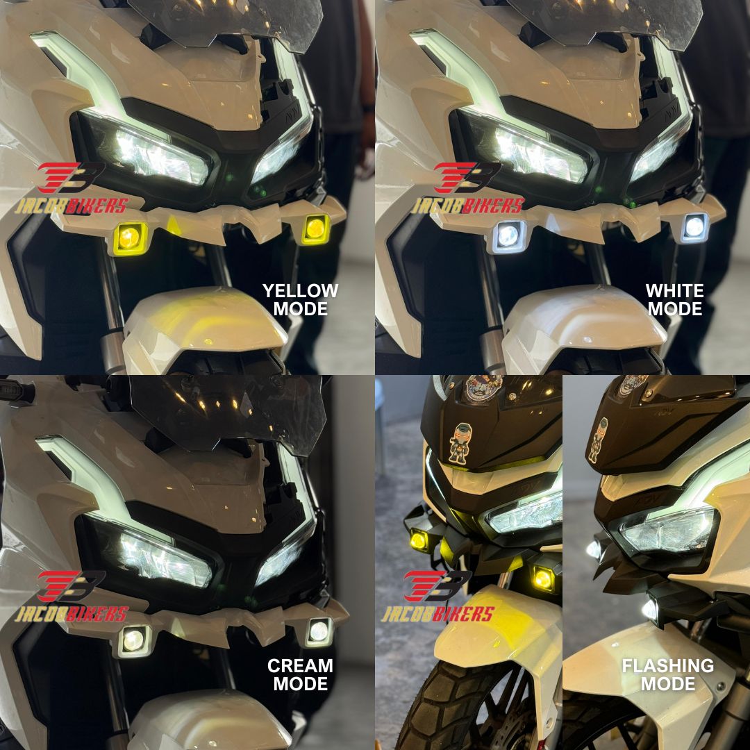 HONDA ADV150 ADV160 AEROX WINGLET COVER SPOTLIGHT LED 2.0 FAIRING ...