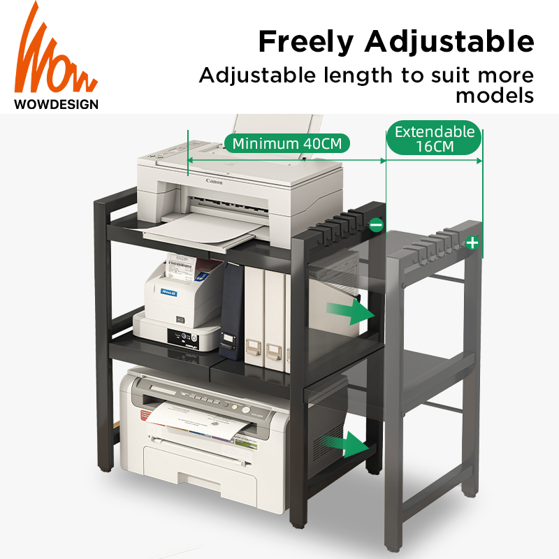 Printer Shelf Printer Rack Multi-Layer Desktop Organizer Document Rack ...