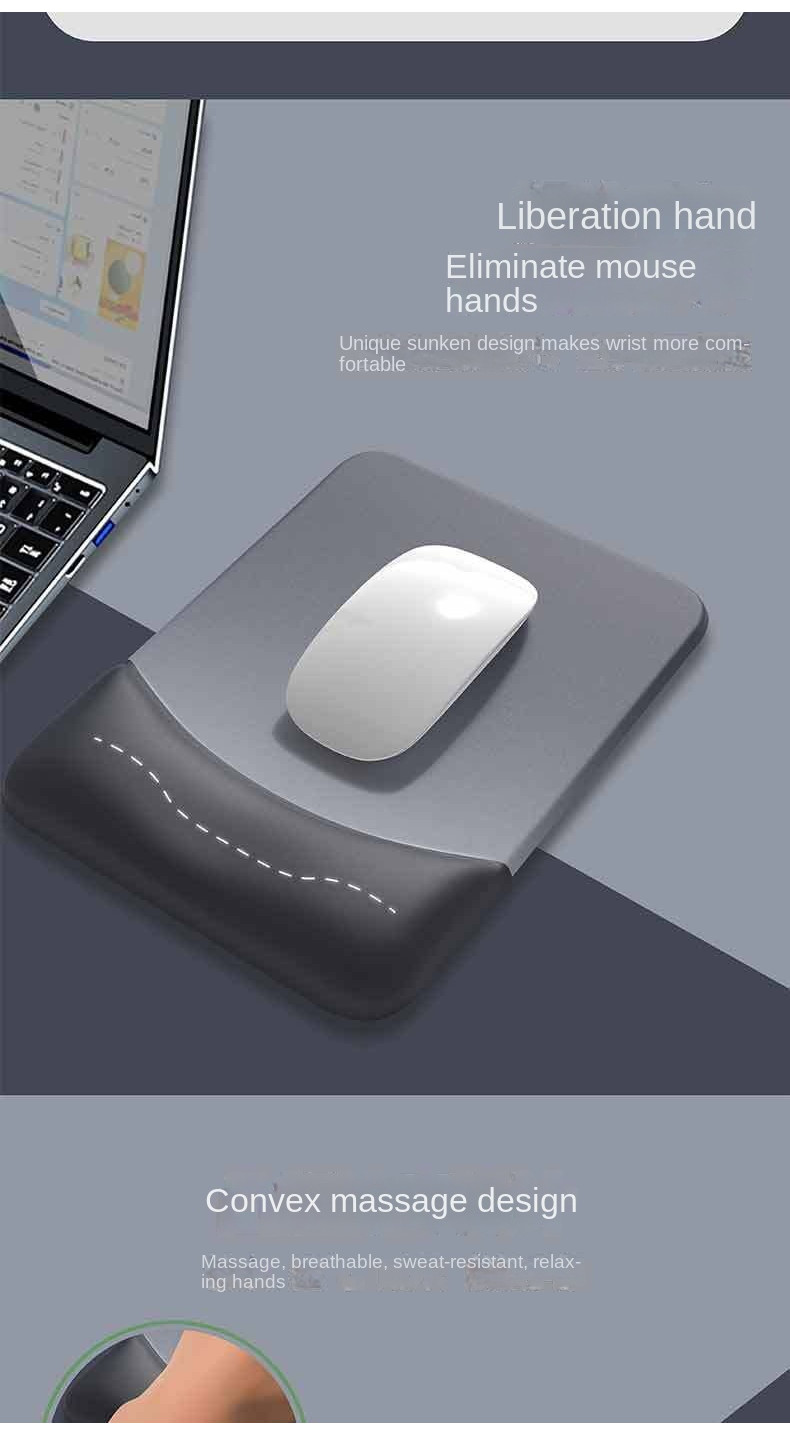 Ergonomic Mouse Pad with Gel Wrist Support Premium Comfort for Computer ...