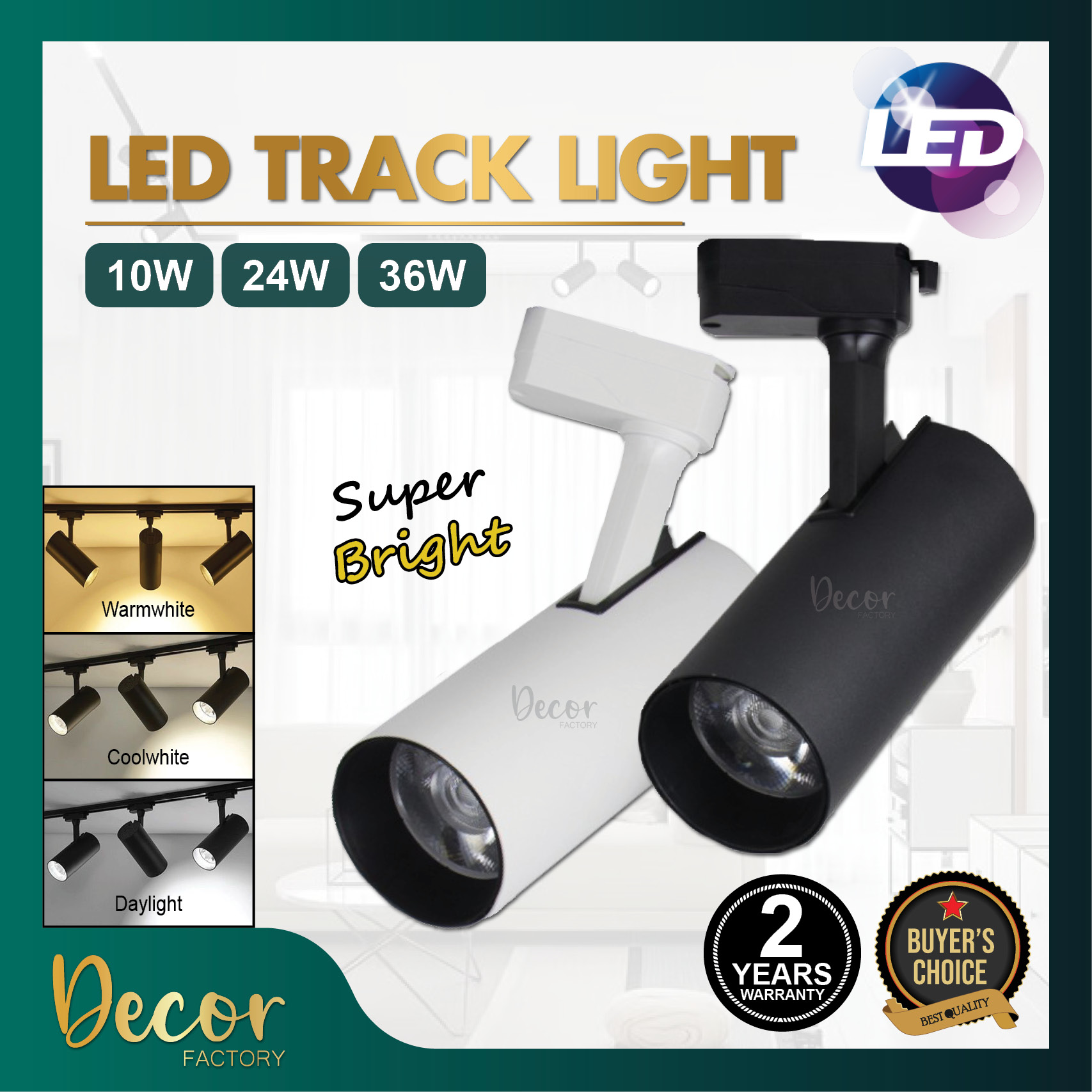 Lampu Track LED Track Light 10W 24W 36W COB LED Tracklight LED ...
