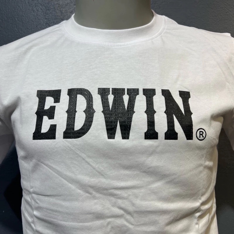 🔥New Arrivals🔥 EDWIN® Men’s Signature Logo 3D Emboss T-Shirt ( 7480 ...