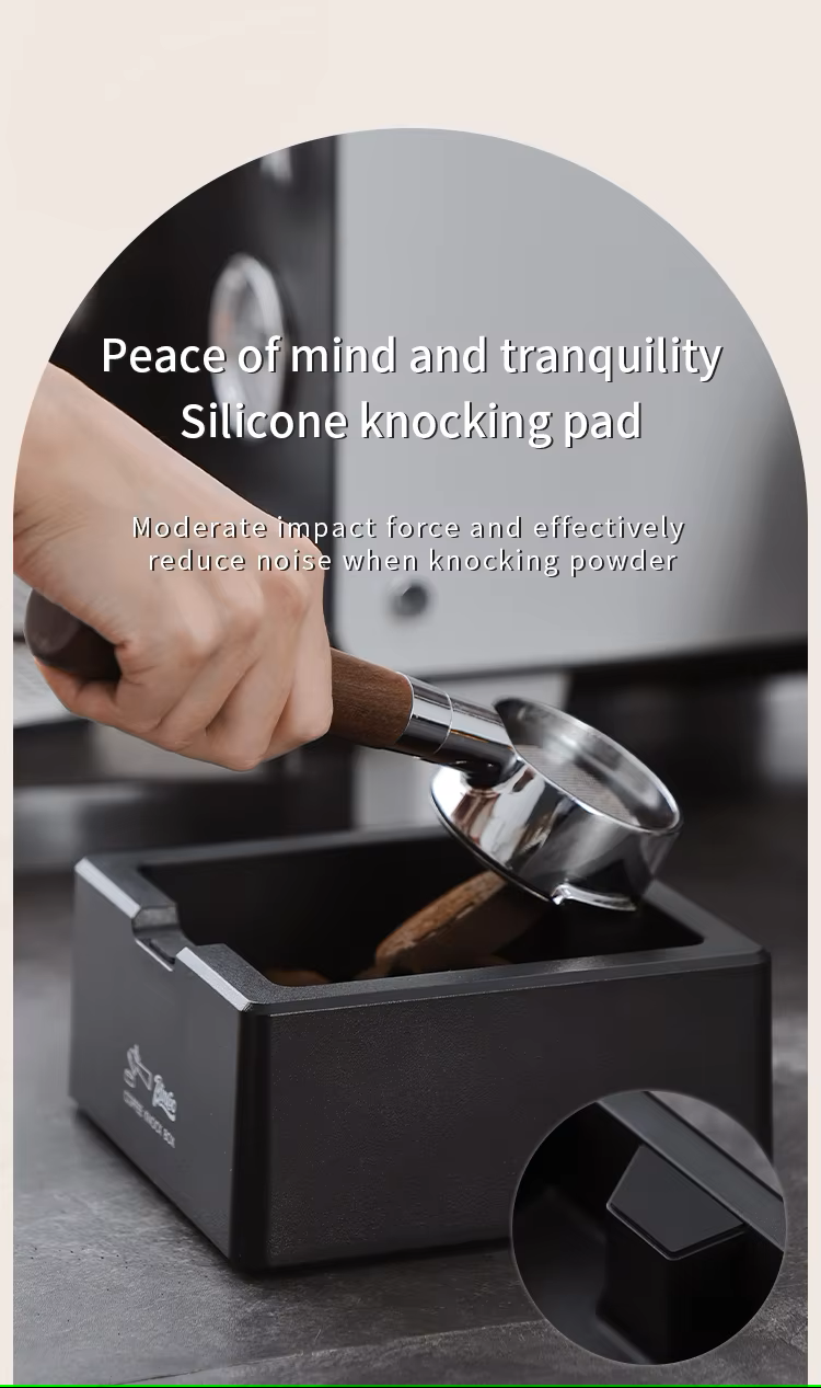 Bincoo Espresso Knock Box | Home Barista Waste Bin for Coffee Grounds ...