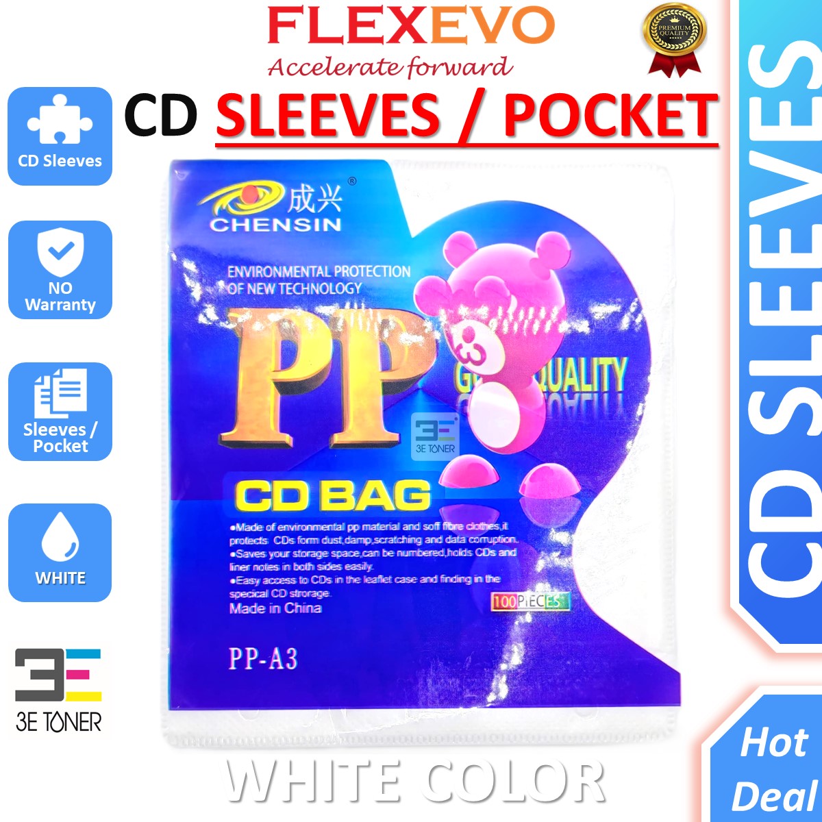 CD CDR CD-R CDRW VCD DVD DVDR DVD-R DVD+R DVD-RW Disk Media Plastic Sleeve Plastic Pocket CD Bag ...