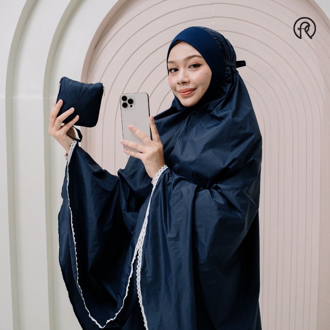 Rawdah GO Telekung Travel | Compact telekung bag sejuk selesa | Shopee ...
