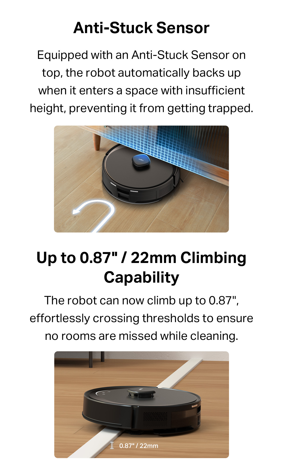 TP-Link Tapo RV30 Max Plus 5300Pa Robot Vacuum Cleaner LiDAR+IMU ...