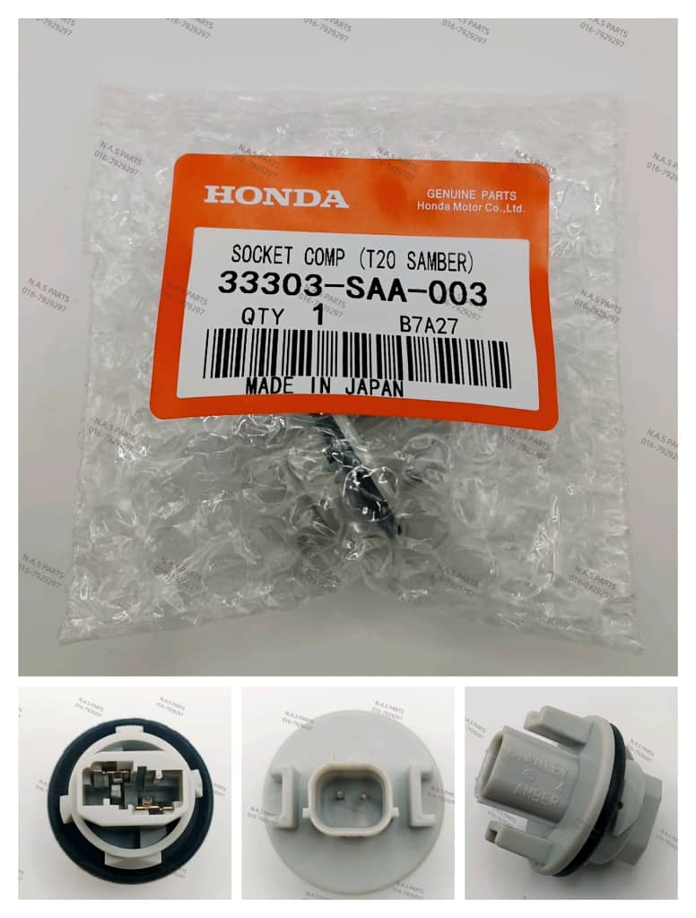 Original 33303-SAA-003 Honda Brake Light Tail Lamp T20 Bulb Holder ...