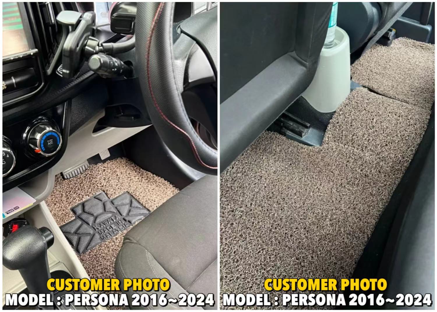 5Pcs/Set Carpet Perodua Myvi Years 2012~2017 12MM & 18MM Anti Slip Coil ...
