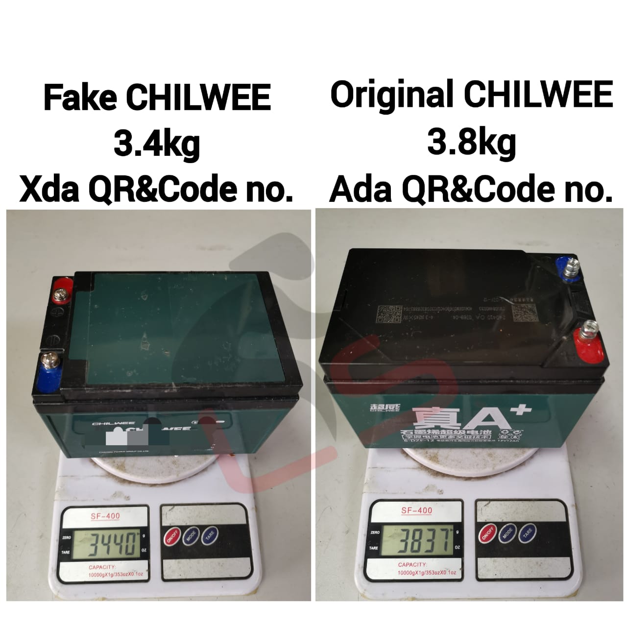 Original ChilWee E-Bike Motor Bicycle Battery 6-DZF-12 6-DZF-20 ...