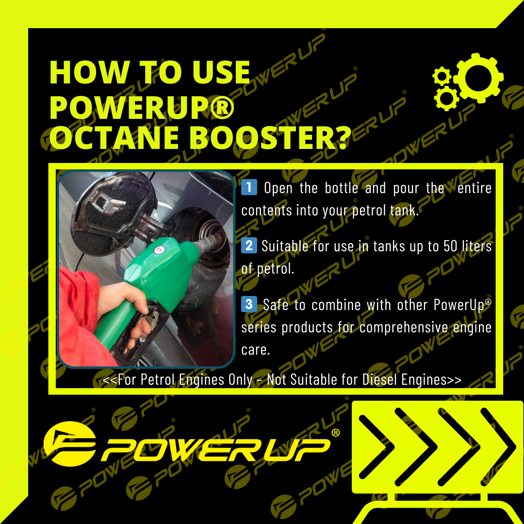 PowerUp® Octane Booster for Petrol Saving and Better Pick-Up [100ml ...