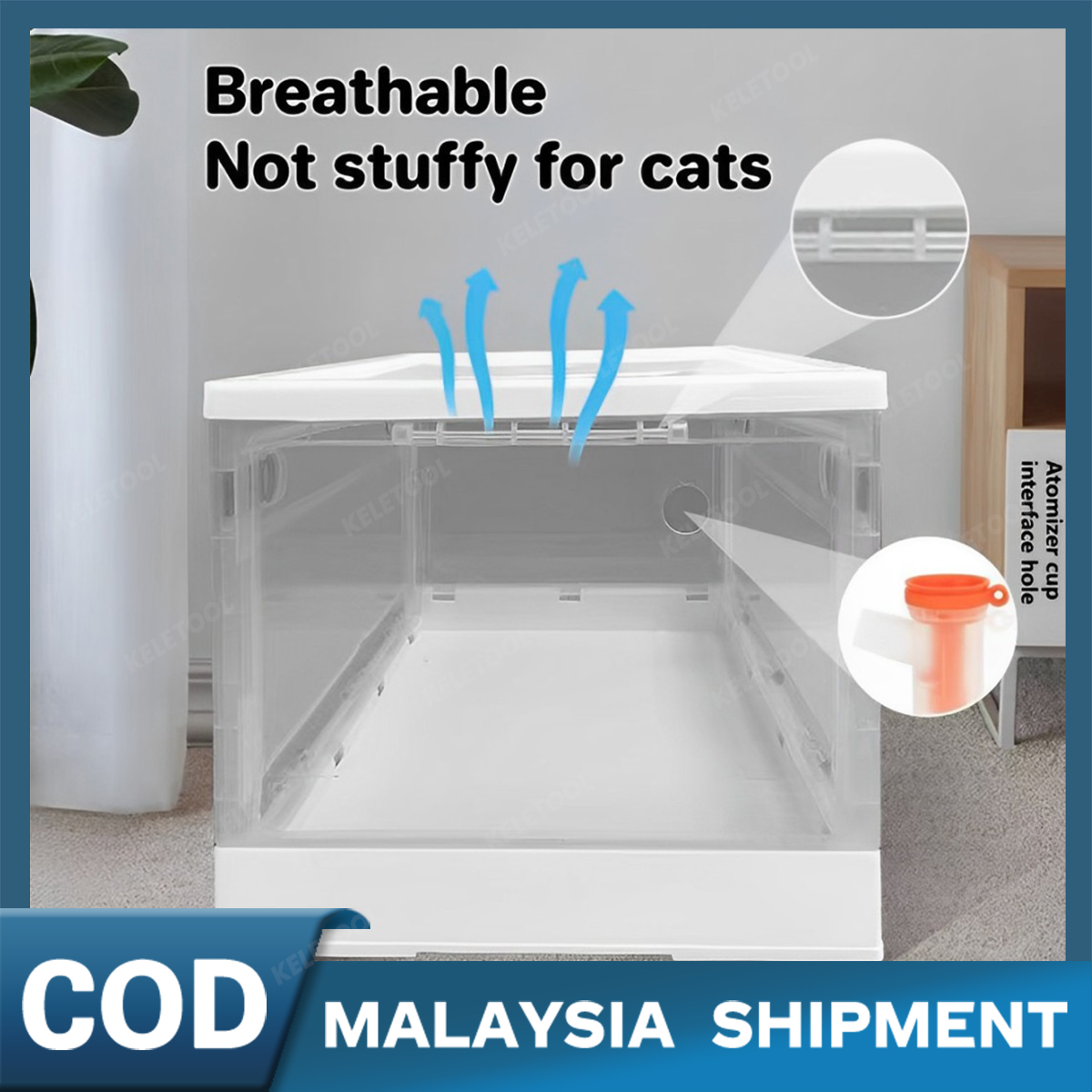 Pet Atomizing Box Cat Nebulizer Box Pet Hair Dryer Cat Dryer Box Large ...