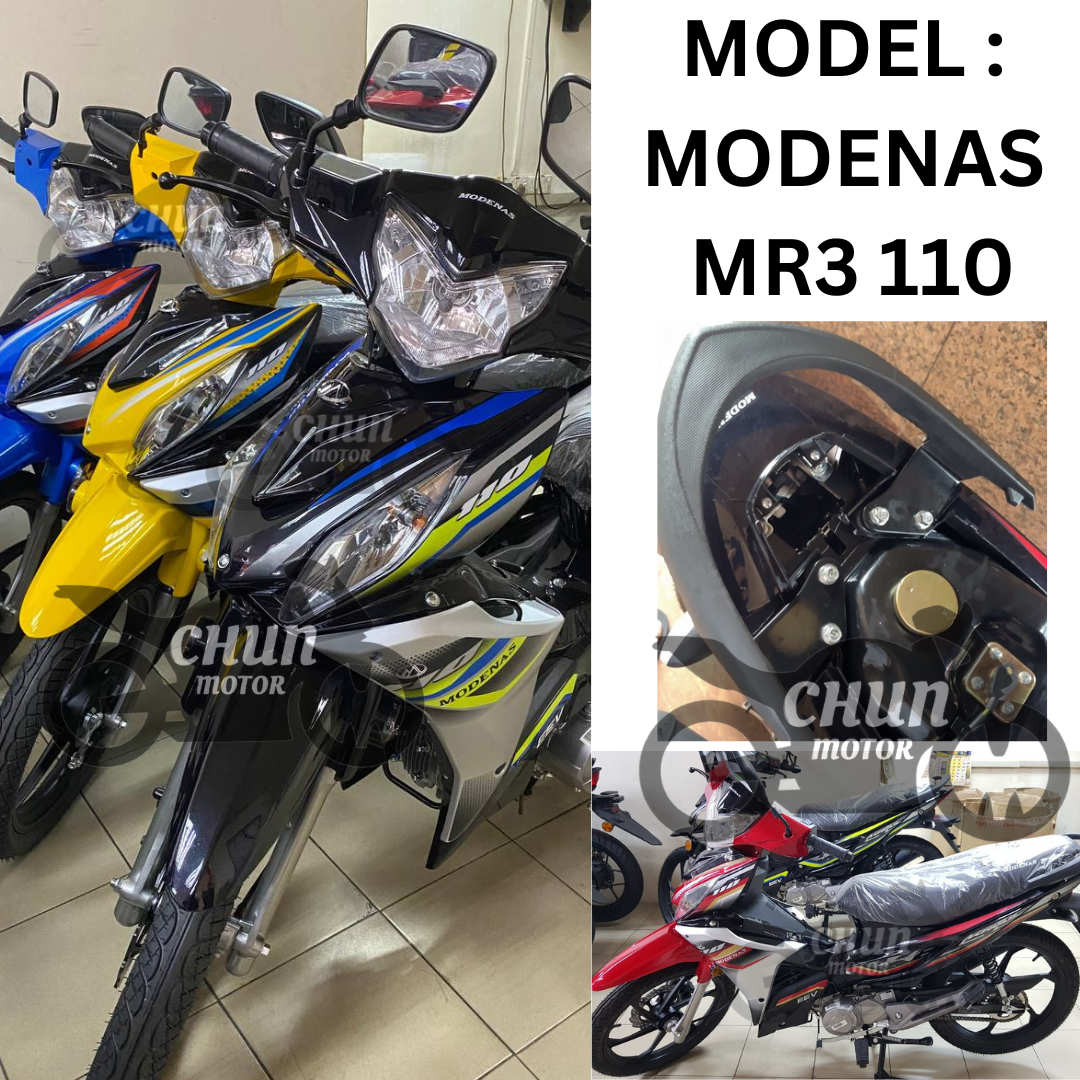 Rapido Monorack + Food/ Bag Delivery Frame Rack Box Motorcycle Modenas ...