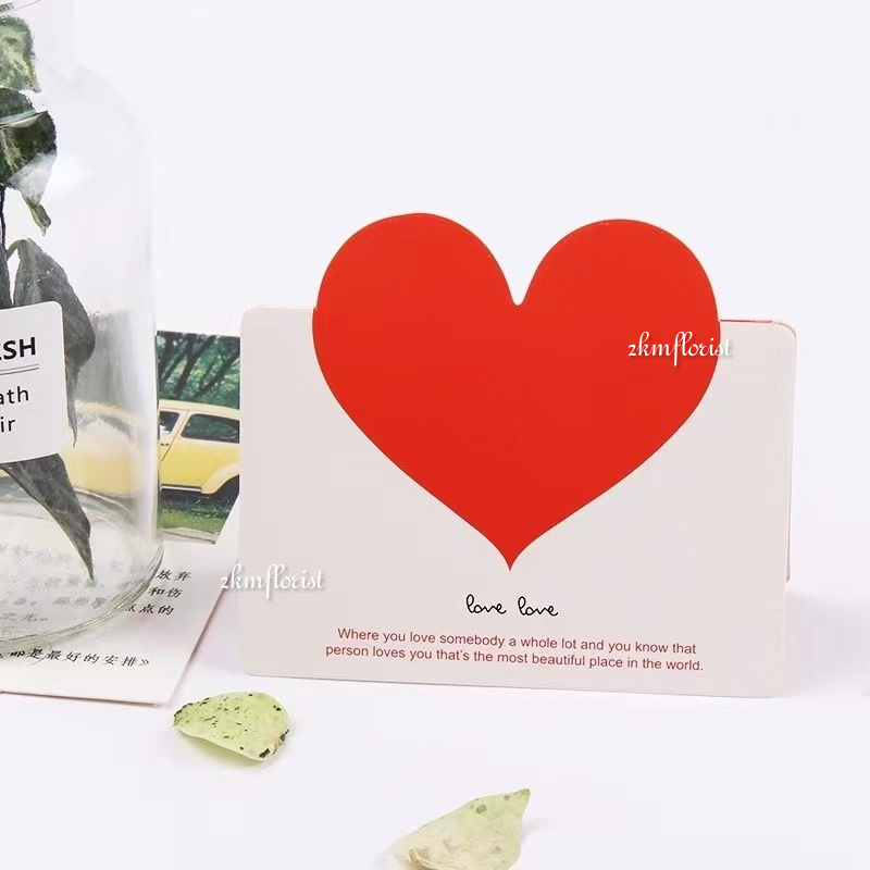 (10PCS) Love Wishing Card Kad Ucapan Wish Card Kad Love Card Kad ...