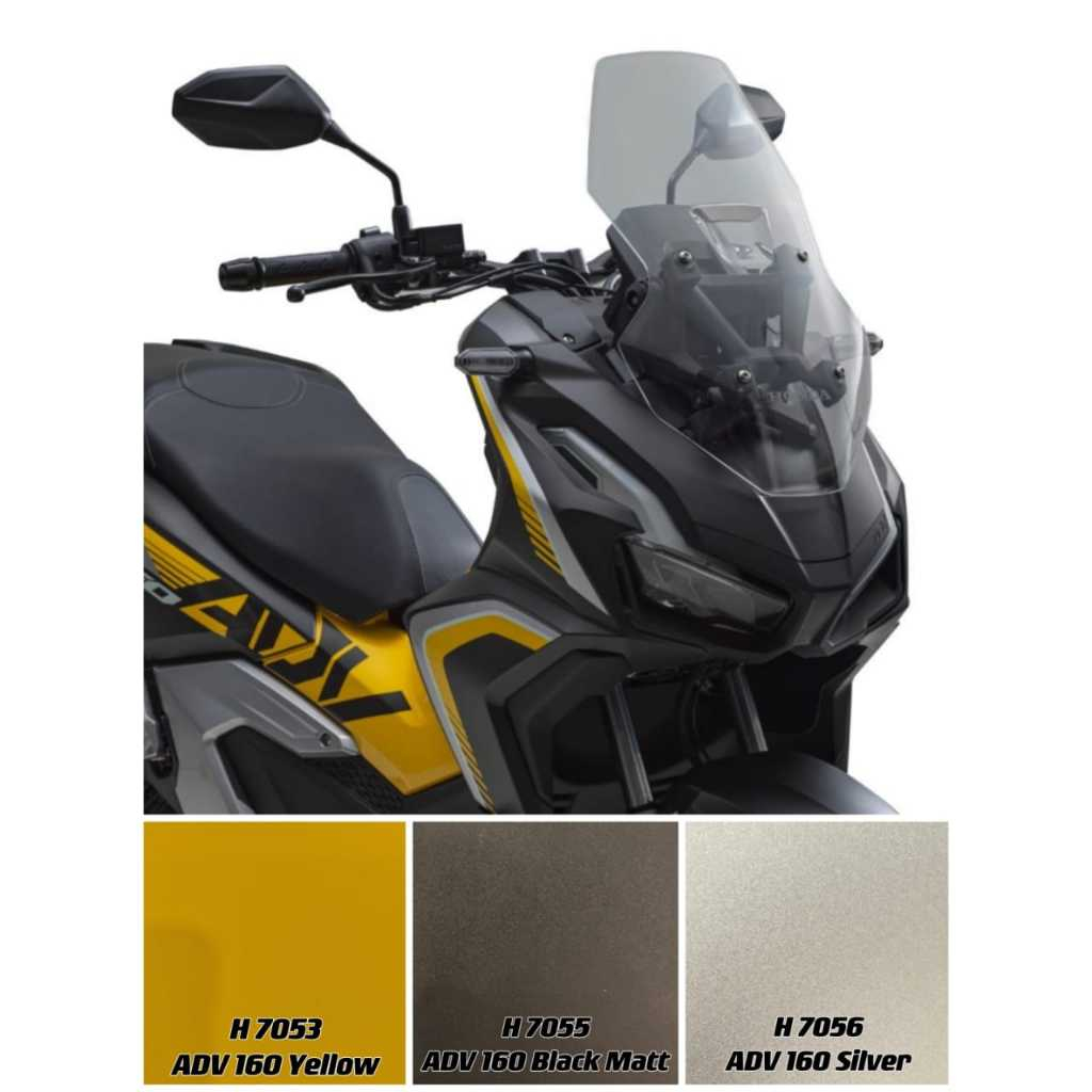 [ Honda ADV 160 Yellow Black Silver H7053 H7055 H7056 ] Touch Up Paint ...