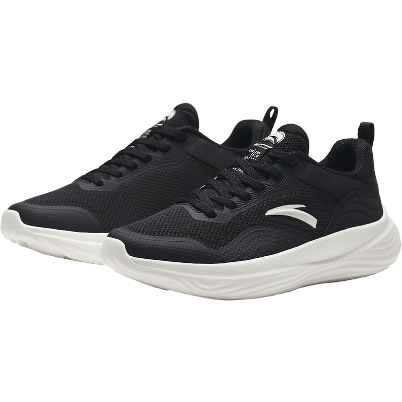 ANTA Women Basic walking Cross Training 822337793-1 -BLACK/BEIGE(Kasut ...