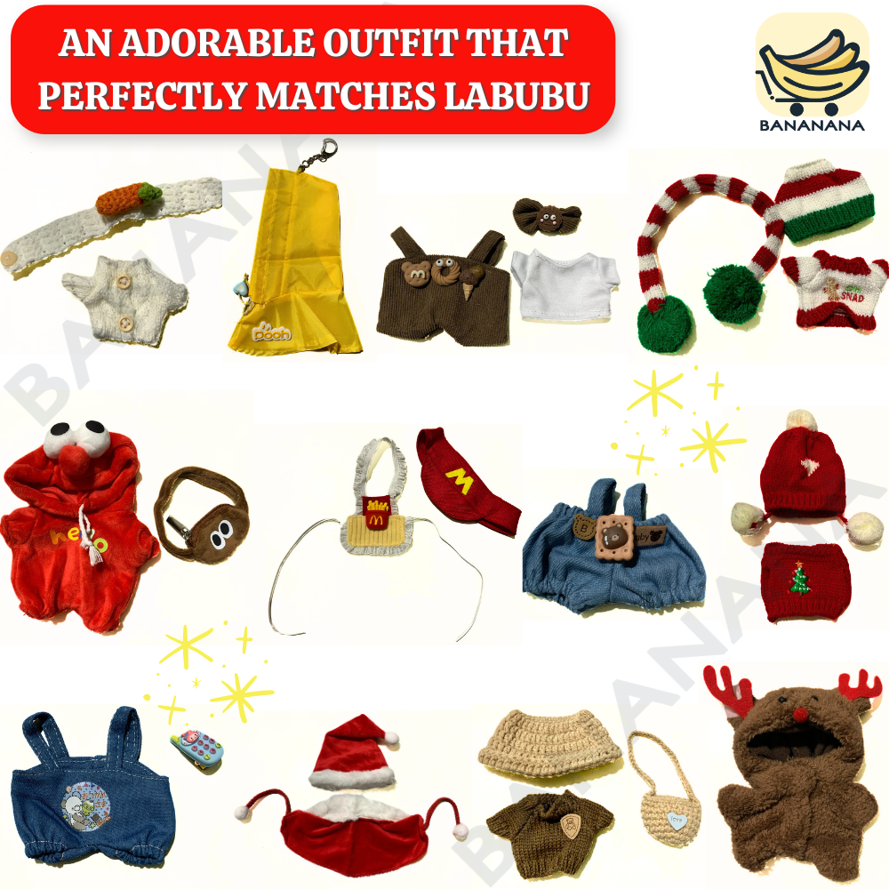 Labubu Toy Clothes V2 Doll Accessories Outfit Christmas Chinese ...
