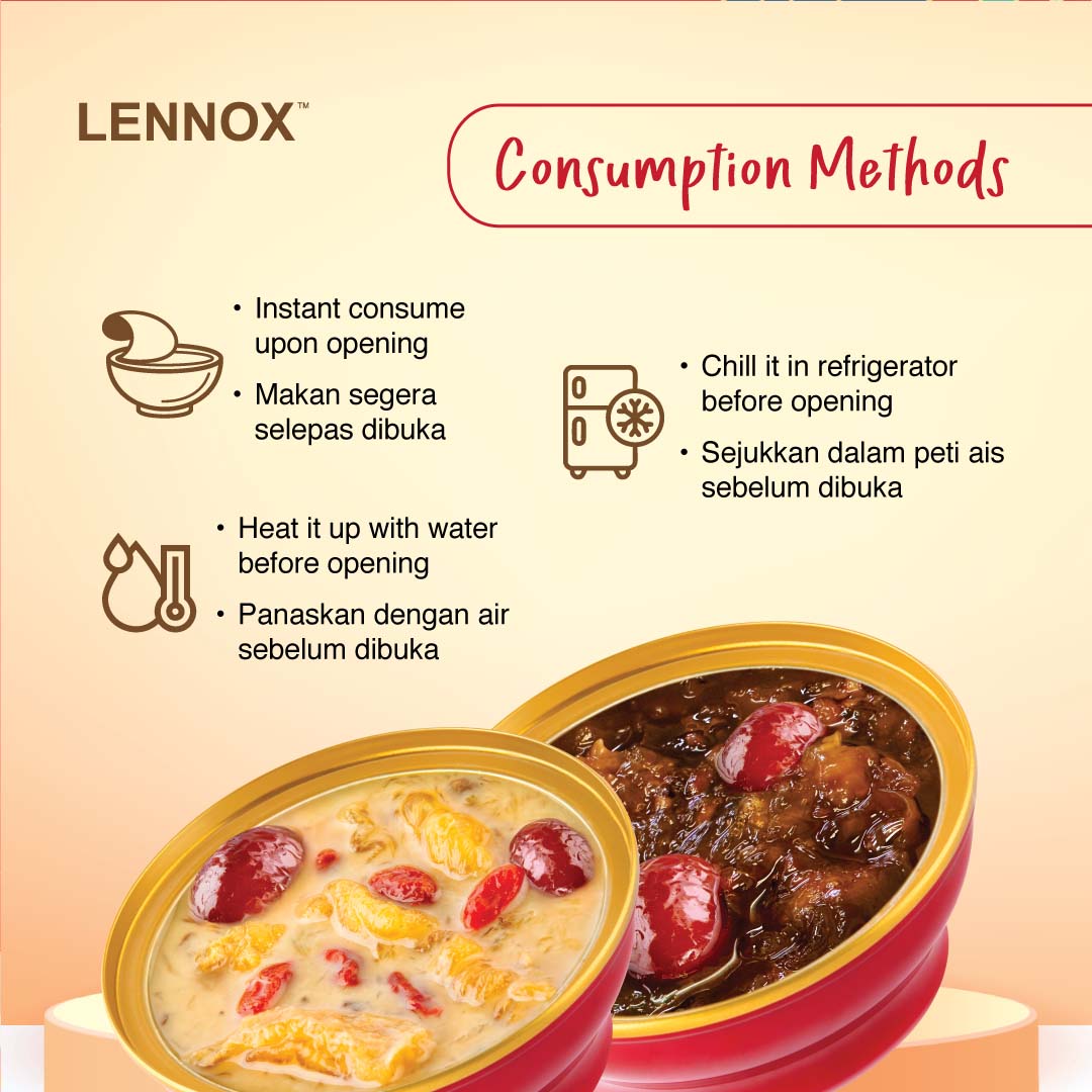 (Wealthy 2025) Lennox Instant Bird's Nest Fish Maw with Milk 165g x 6 ...