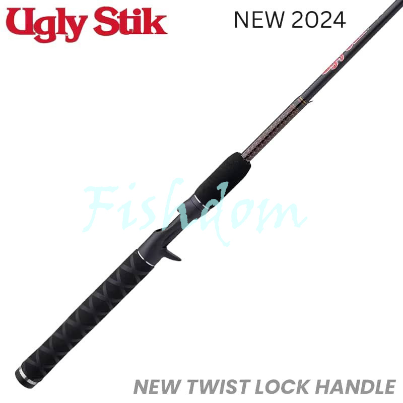 FISHDOM 2024 UGLY STIK GX2 BC FISHING ROD BAITCASTING SERIES CASTING ...