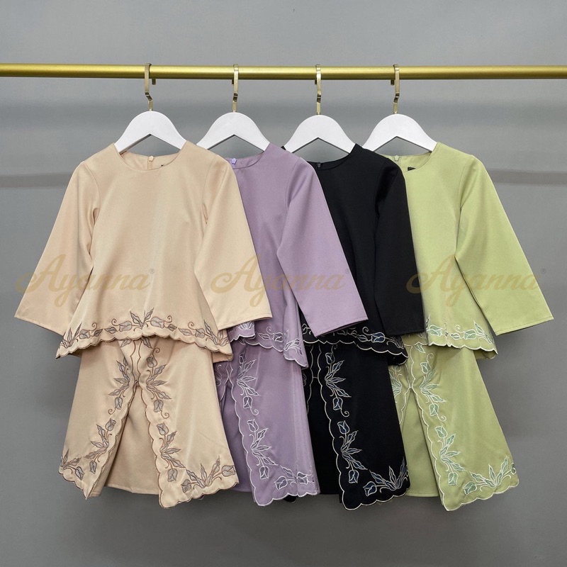 🔥BAJU TEMA SEDONDON SAGE GREEN RAYA 2025 | SEDONDON FAMILY IBU SIZE 34 ...