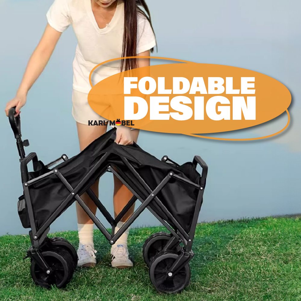 Trolley Wagon Camping trolley portable Outdoor Foldable folding ...
