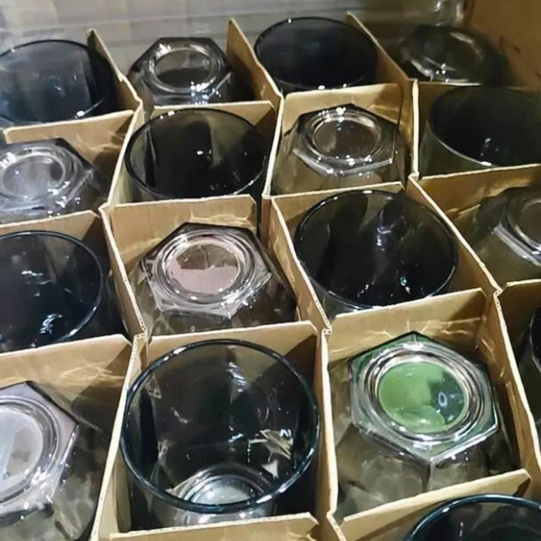 Glass Door gift With Pvc Box Gelas Kaca Goodies Cawan Kahwin Murah ...