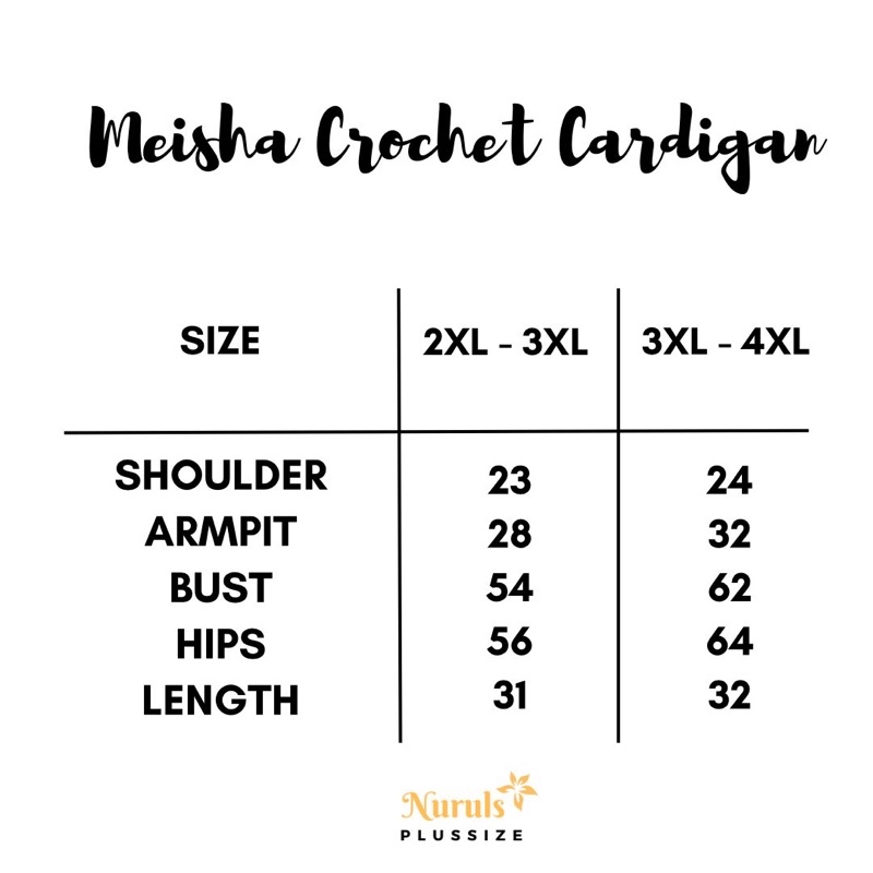 PLUSSIZE MURAH KARDIGAN TOP CROCHET PEREMPUAN STYLE MUSLIMAH KOREAN ...