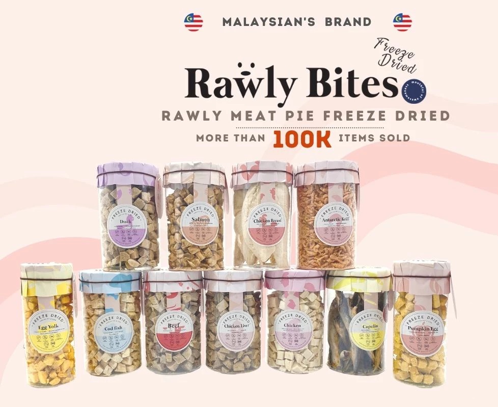 Amelisa Pet & Co. Rawly Bites Freeze Dried Pet Treats / Classic / Dog ...