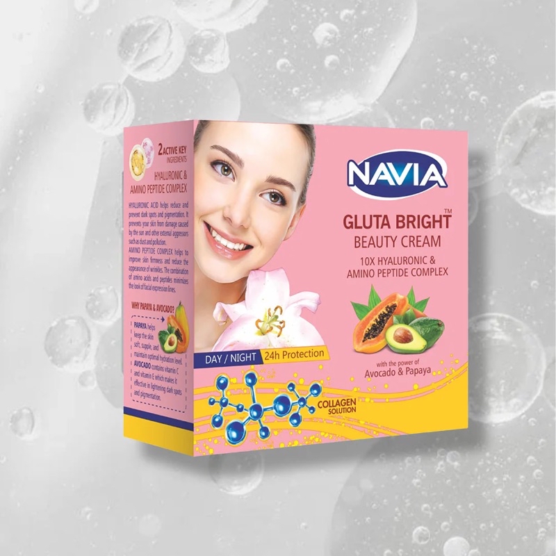 Navia Gluta Bright Beauty Cream with avocado | Shopee Malaysia