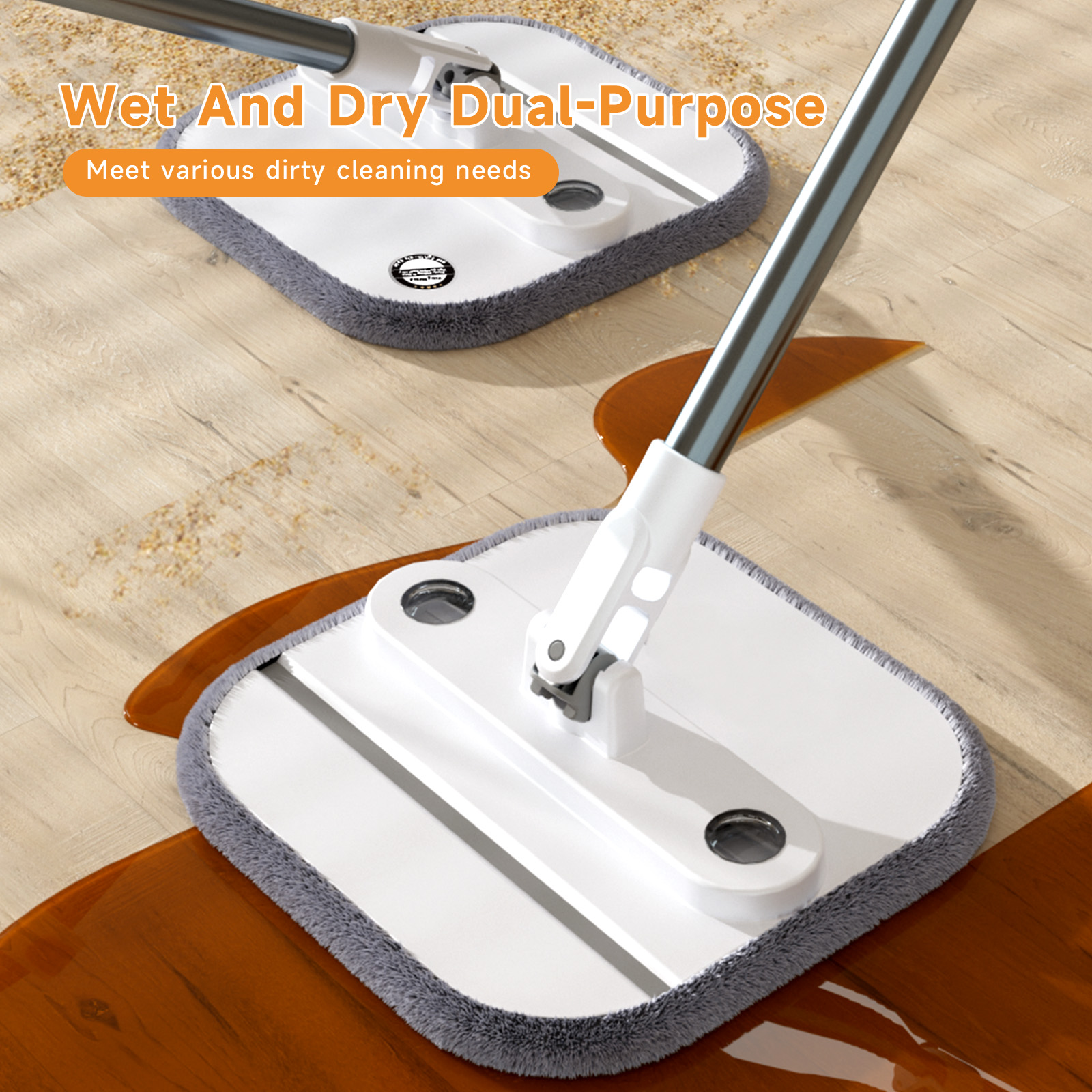 Zolele M20 Spin Mop Set Bucket Magic Rotating Mop No Hand-Washing Lazy Mops Self-Cleaning Nano ...