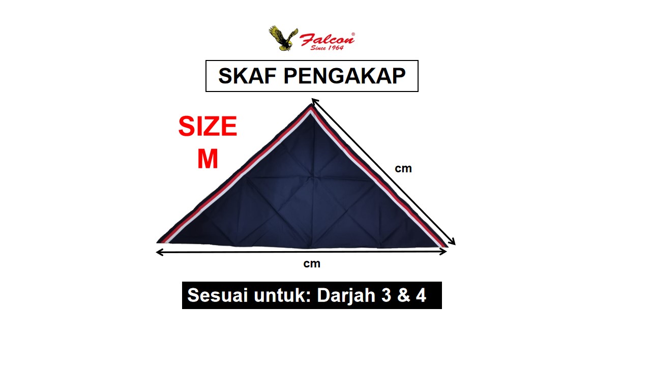 Skaf Pengakap Brand Falcon | Woggle Pengakap | Woggle Rotan Pengakap ...